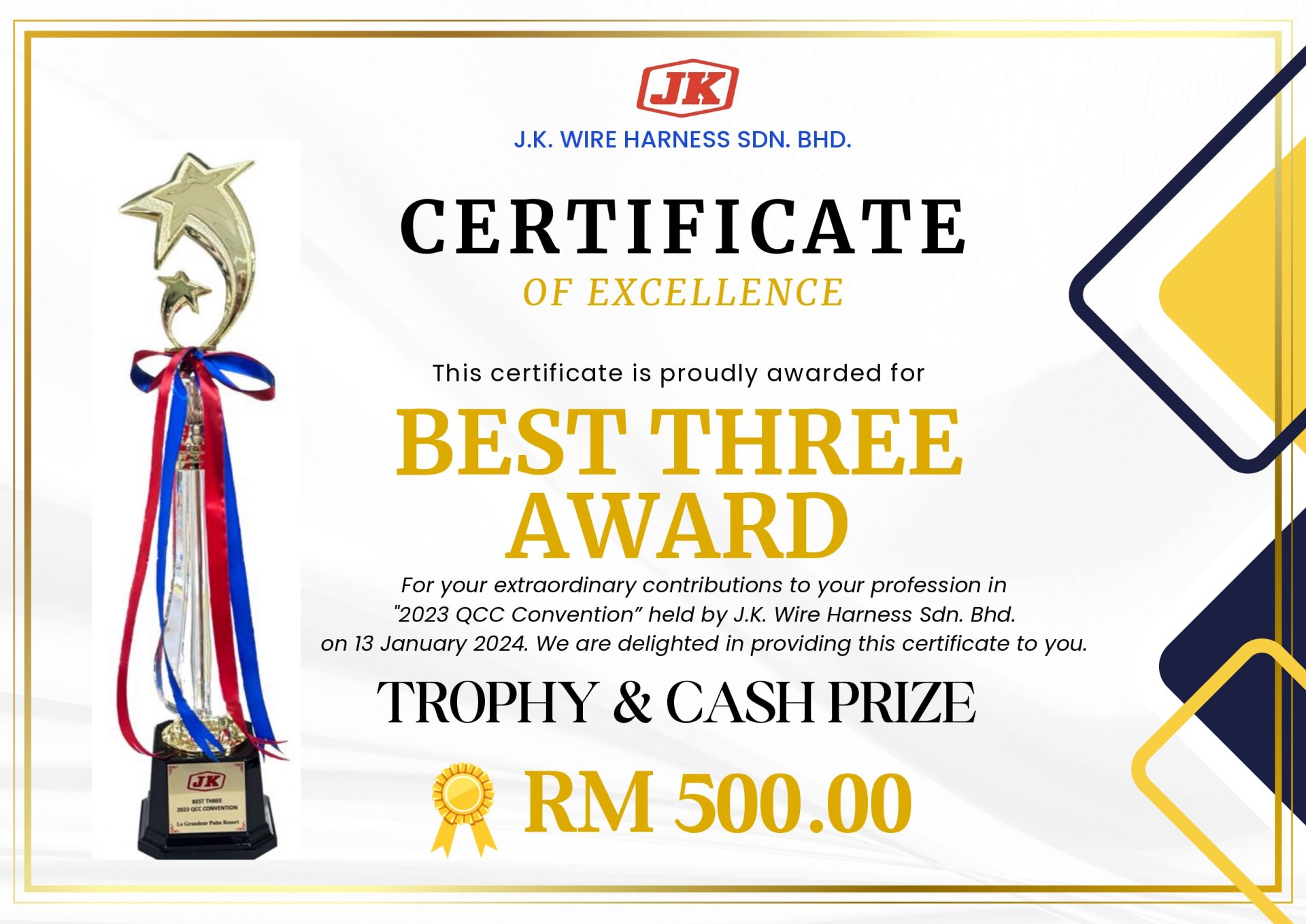 2023 JKWH QCC Convention – J.K. Wire Harness Sdn. Bhd.